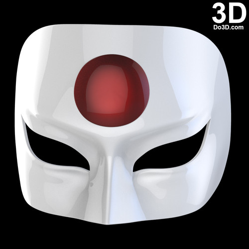 Katana Mask from Suicide Squad for Cosplay Black & White | 3D Model ...
