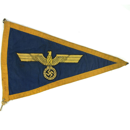 A WW2 German Naval Officers Car Pennant | DW Militaria