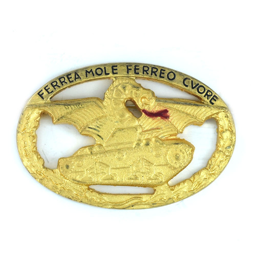 A Rare Italian Fascist Tank Commanders Badge | DW Militaria