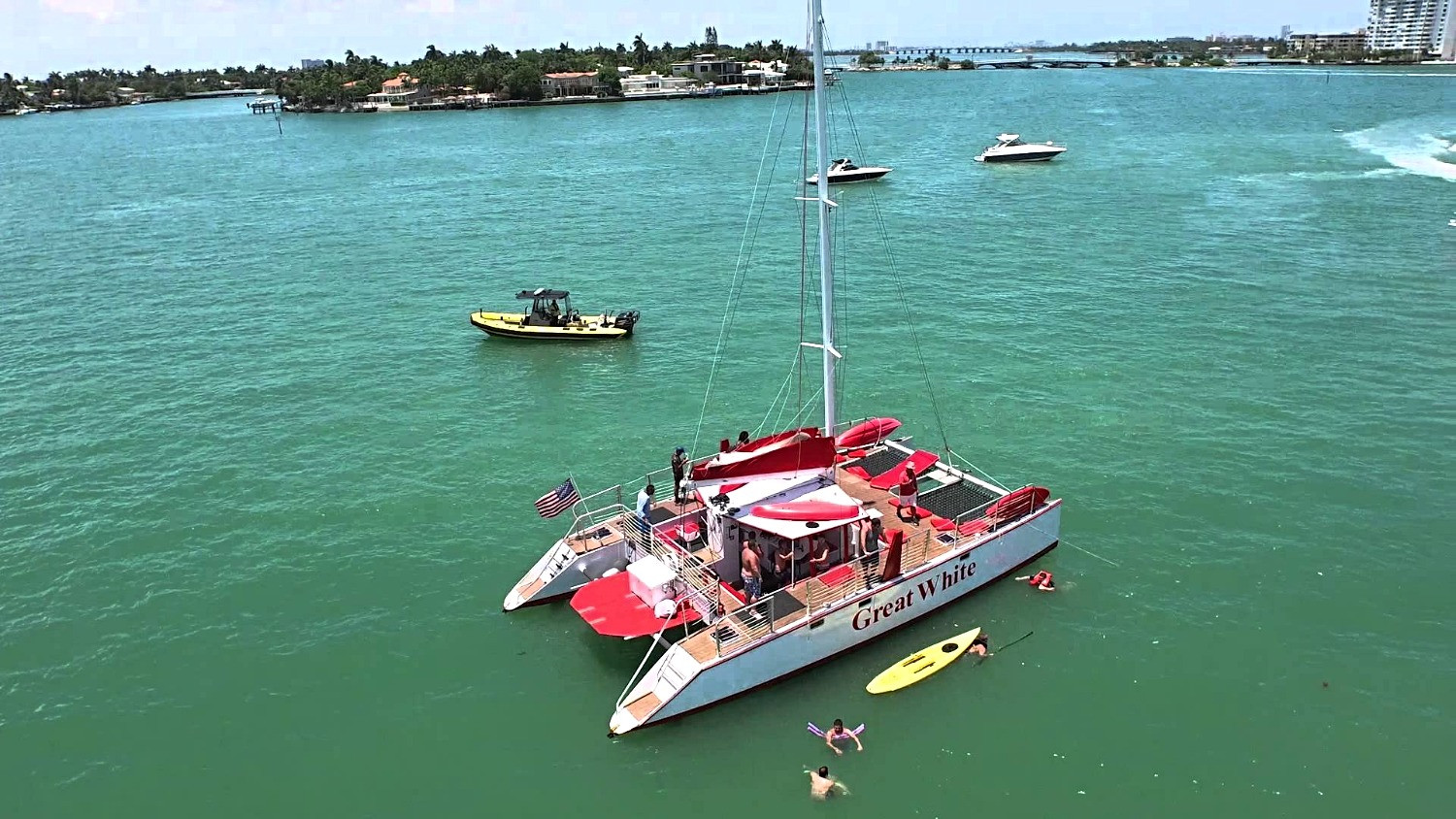 50' Catamaran | Party On A Boat Rentals