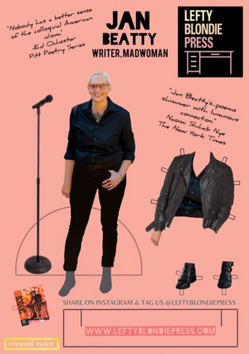 LBP Paper Poet: Print Your Own Jan Beatty | Lefty Blondie Press