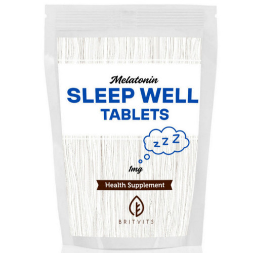 Melatonin Sleep-Well 1mg 10 Tablets | BritVits