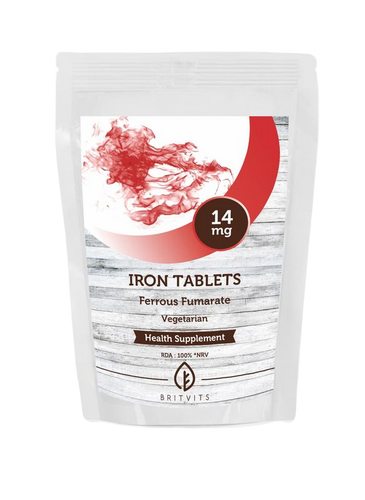 Iron Mineral 14mg Hemoglobin Tablets | BritVits