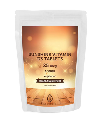 Sunshine Vitamin D3 1000iu 25mcg Tablets | BritVits