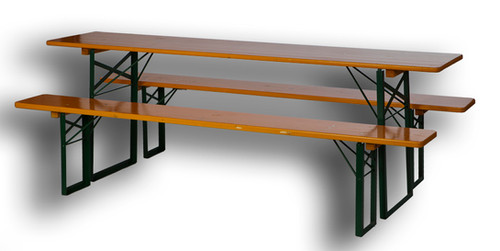 Rustic Wooden Table and Bench Set | Special Events H&L