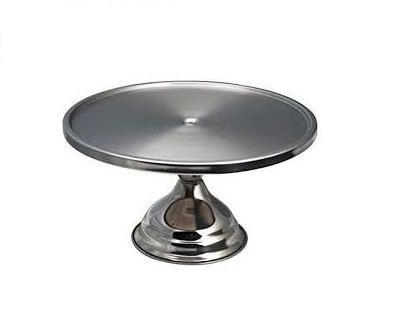 Silver Single Tier Cake Stand | Special Events H&L