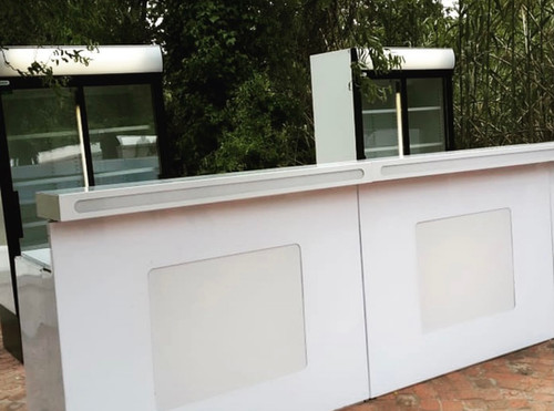 White LED Bar Counter | Special Events H&L