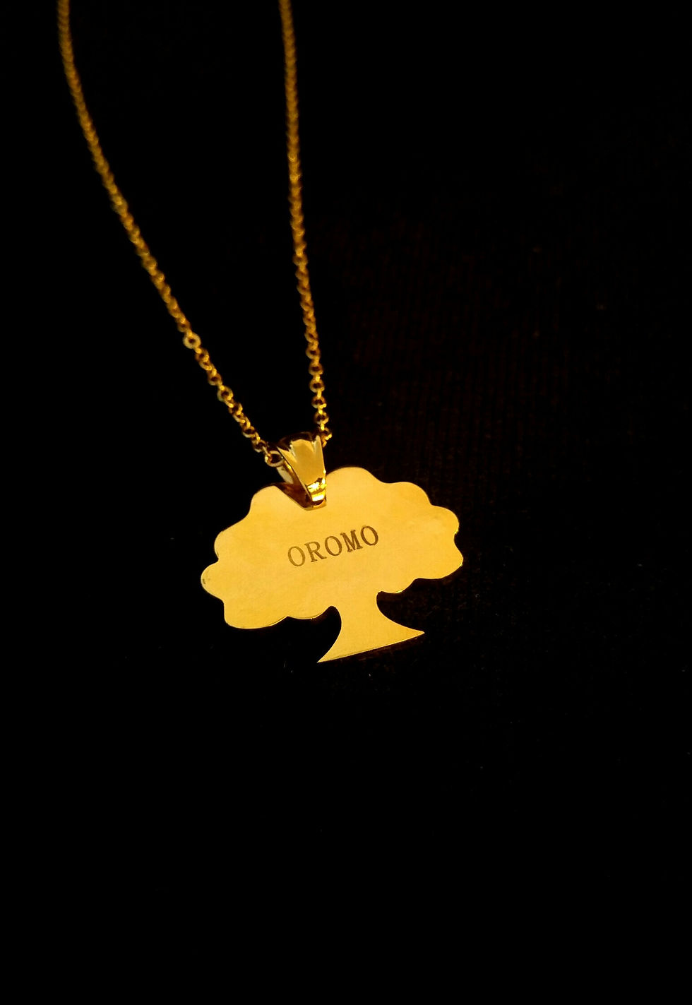 GOLD ODAA TREE NECKLACE | oromowear