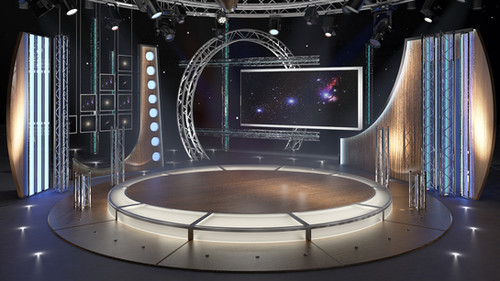 Virtual TV Studio Chat Set 23 | akerDesign