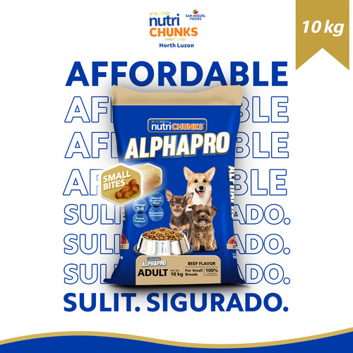 ALPHAPRO - SMALL BITES - Adult Beef Flavor (For Small Breeds) 10kg ...