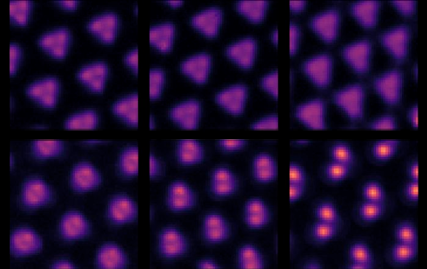 Scientists capture images of electron molecular crystals