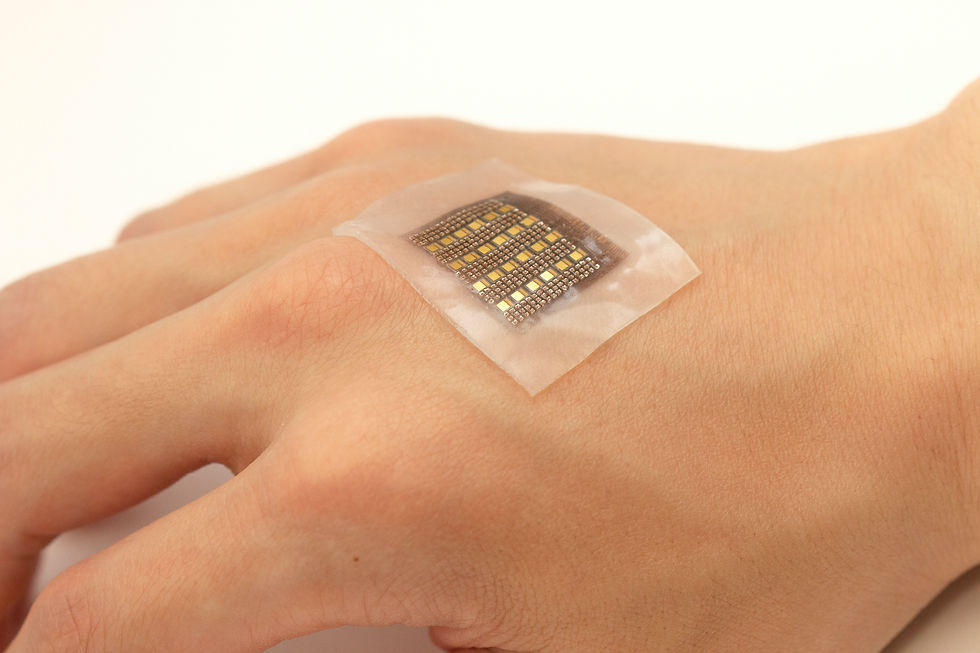 Wearable skin patch monitors hemoglobin in deep tissues