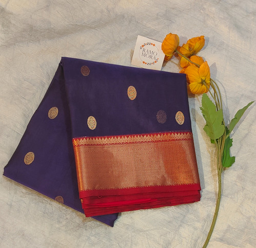 Pure handloom chanderi silk | Ramo Mora