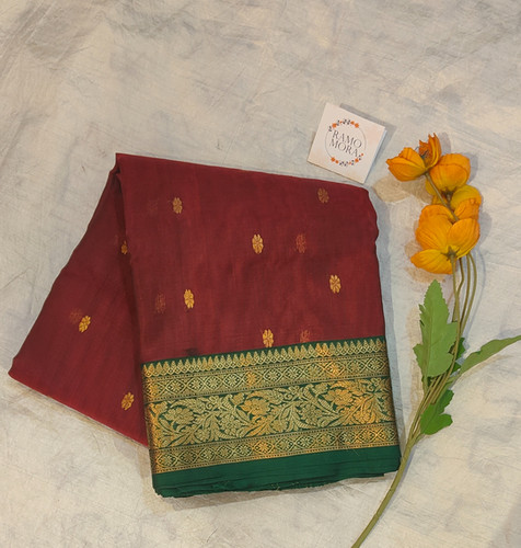 Pure handloom chanderi silk | Ramo Mora