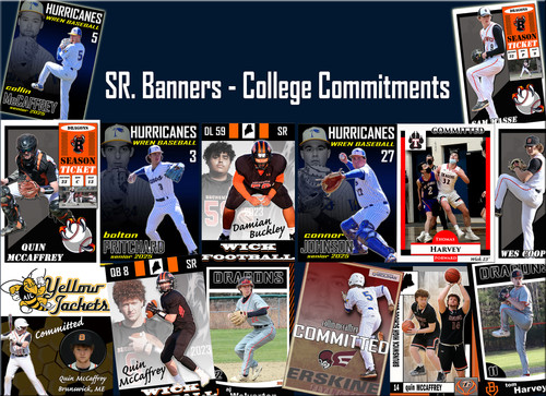 4. Sr. Banners - Posters - College Commits | GameBall Graphics Upstate