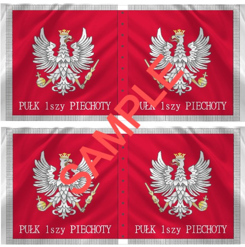 Duchy of Warsaw Flag Sheet 1402 1st regiment of Infantry | Parkfield ...