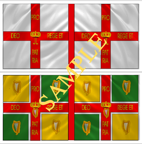 Jacobite Flag sheet 8 Galmoy’s Regiment | Parkfield Miniatures