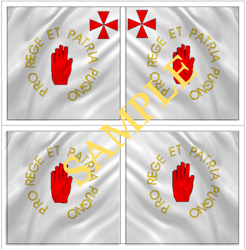 Jacobite Flag Sheet 2 O’Neil’s Regiment | Parkfield Miniatures