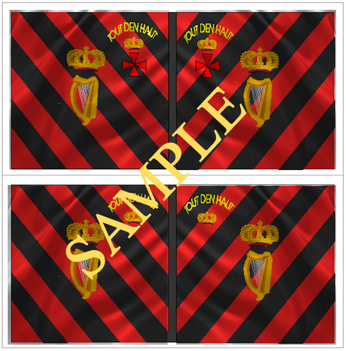 Jacobite Flag Sheet 3 Bellew’s regiment | Parkfield Miniatures