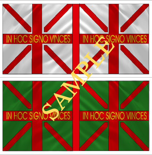 Jacobite Flag sheet 7 Berwick’s Regiment | Parkfield Miniatures