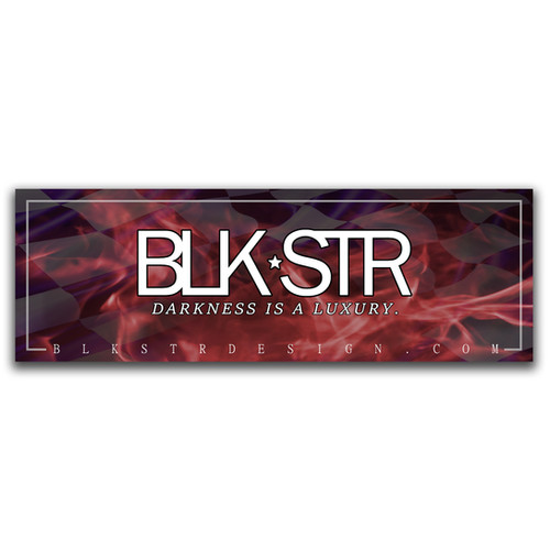 BLKSTR Design Checkers Slap Sticker | BLKSTR Design