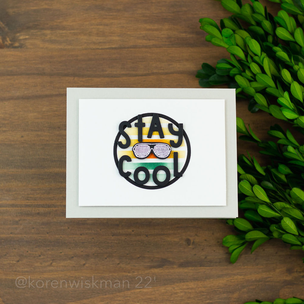 The One with the My Favorite Things Stay Cool Card Video