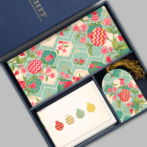 Anaar-Turquoise Midi Box | Studio PSD