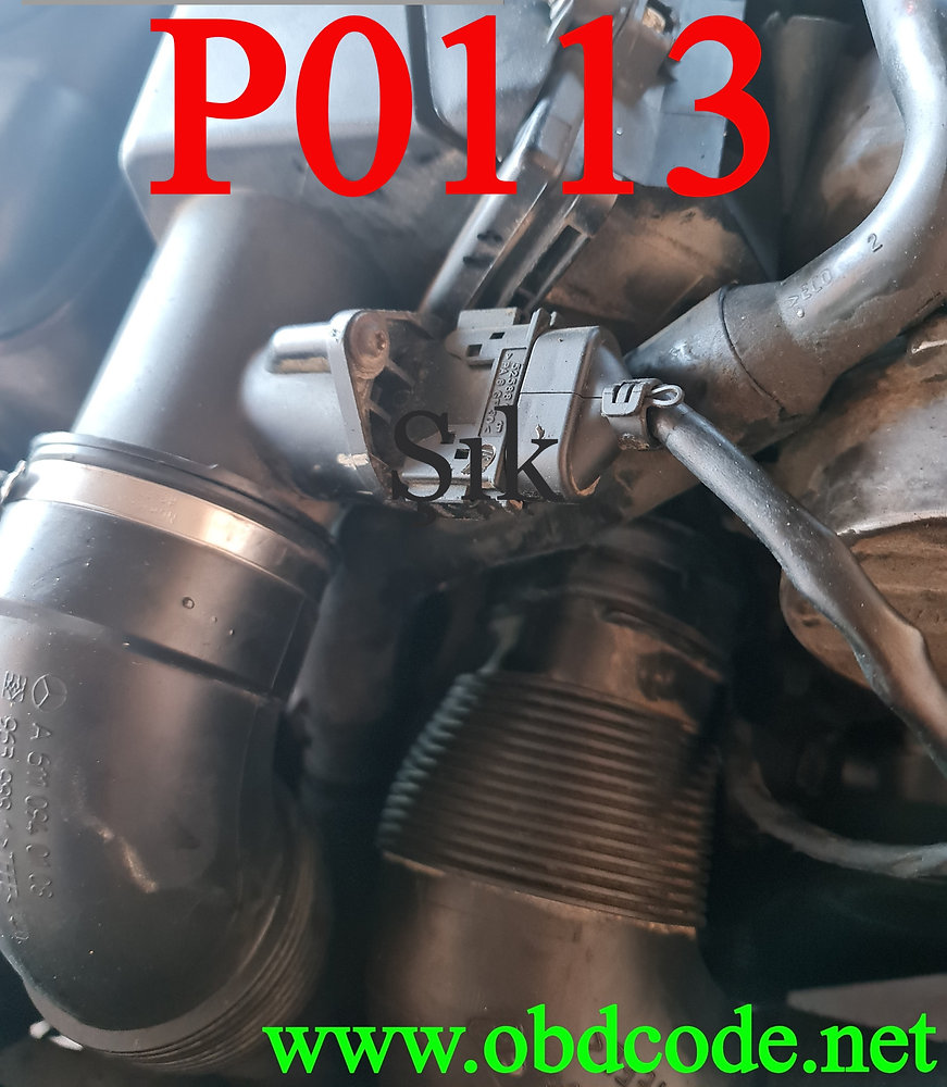 P0113 Fault-Error code Intake Air Temperature Circuit HIGH INPUT