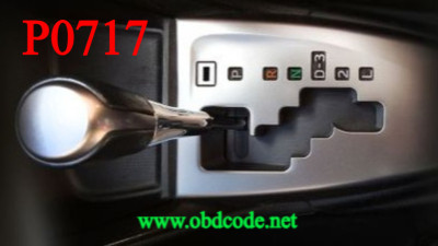 P0717 fault-error code TURBINE SPEED SENSOR CIRCUIT NO SIGNAL