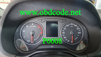 P0008 fault-error code ENGINE POSITIONS SYSTEM PERFORMANCE BANK 1