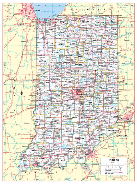 Indiana State Map File:Map Of Indiana State Road 26.svg Wikimedia