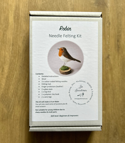 Needle Felted Robin Kit | jogardinerart