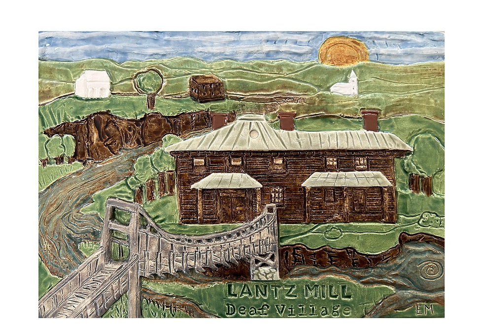 Lantz Mill Deaf Village poster | ellenmansfield