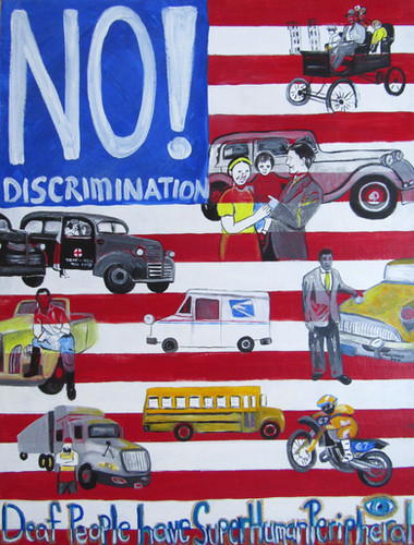 No discrimination on Ground poster | ellenmansfield