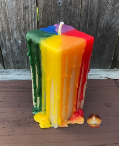 Pride Small Square Pillar | Warm Delights Crafts