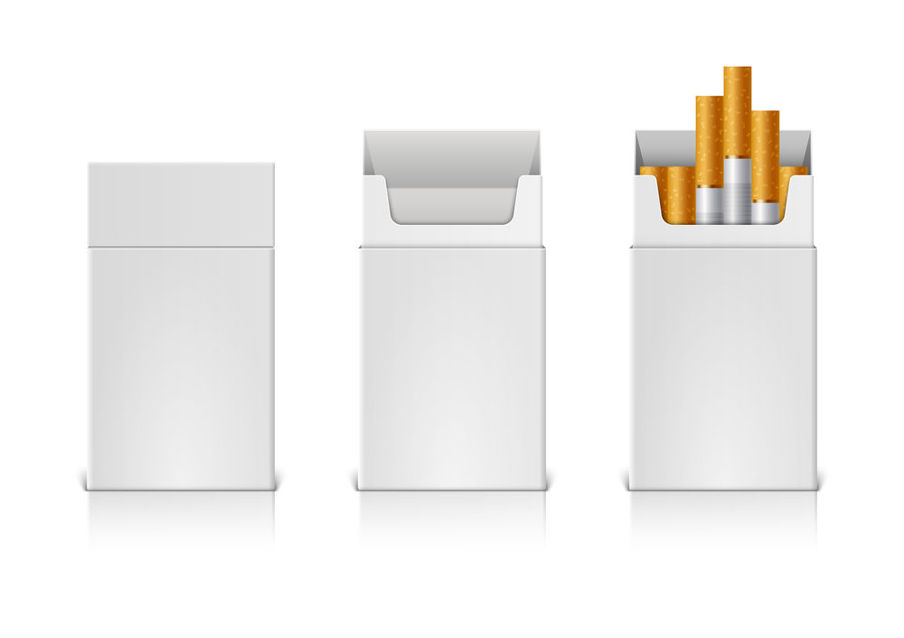 HOW TO DRAW A CIGARETTE BOX STEP BY STEP?