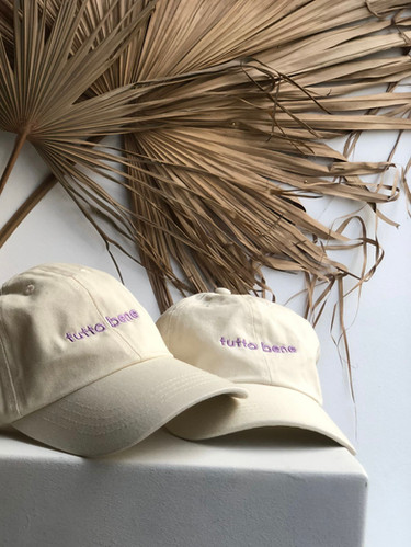 Tutto Bene Cap Unisex - Ecru + Lilac | &Friends