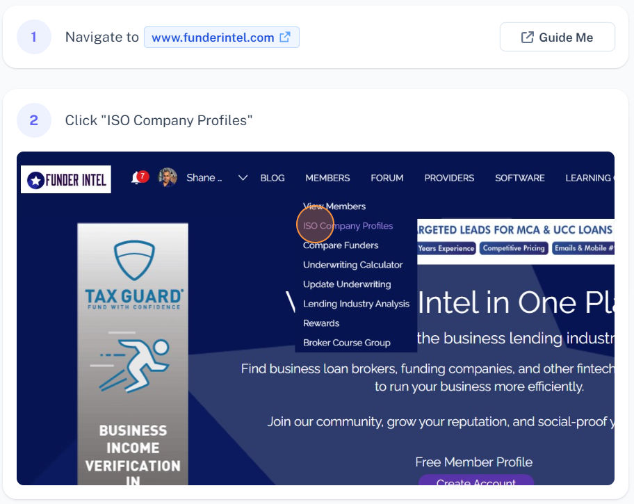 How To Contact ISOs | Funder Intel
