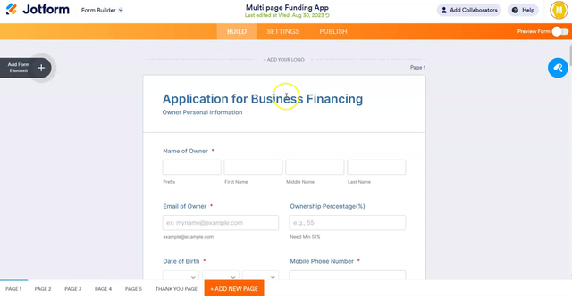 The Ultimate Webform Merchant Application | Funder Intel
