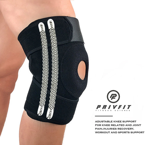 Privfit Ultra- Advanced Knee Brace Open Patella Stabilizer Neoprene ...