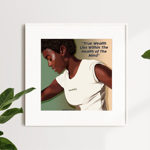 Health is Wealth (Poster) | Blak Dnt Crak