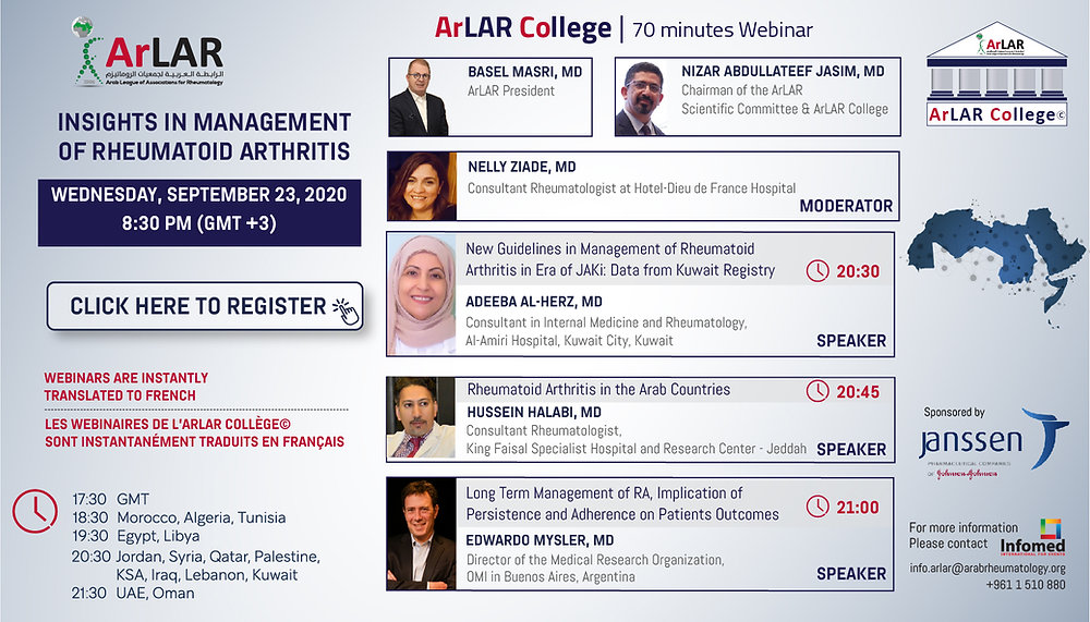 ArLAR College 2nd Webinar