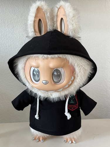 Dark side hoodie fits Labubu/Zimomo 58 cm plush doll | Italian Doll