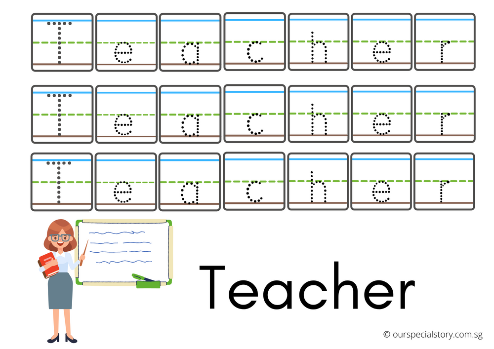 Trace and Write Occupations!