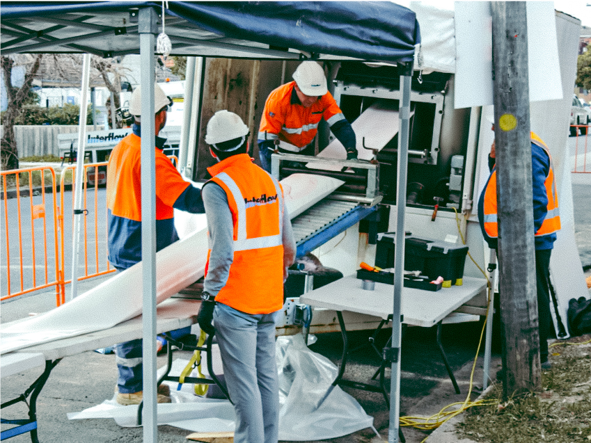 SaniLine rehabilitates main in Australia