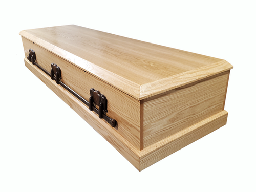 Beveled Oak - Village Casket Maker | Ethical Death Care