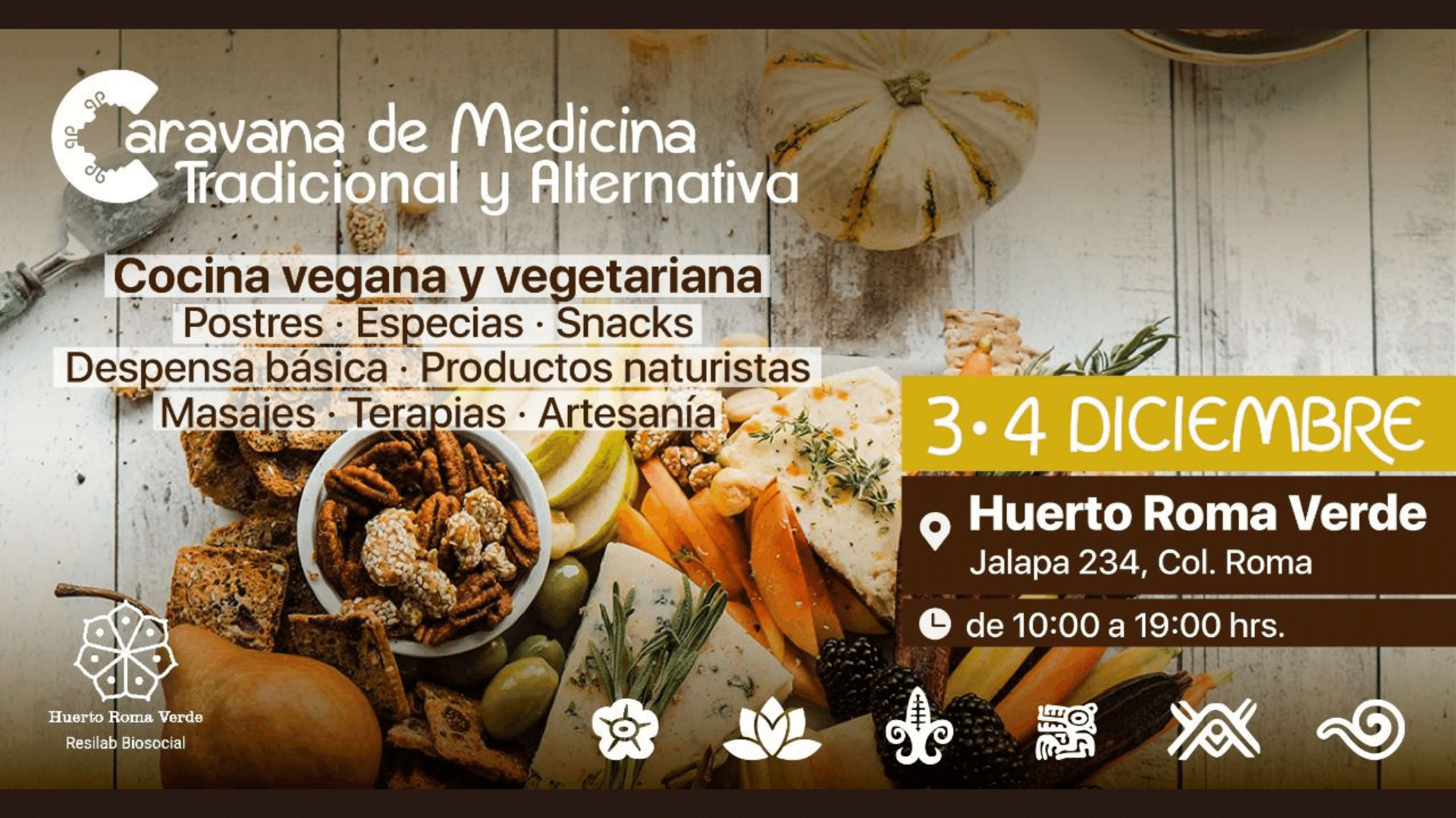 Caravana de Medicina Tradicional y Alternativa. | Huerto Roma Verde