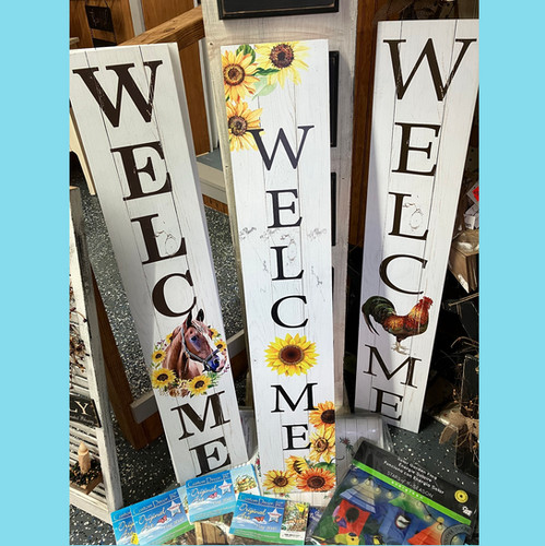 Welcome Signs - Several Varieties | Nanas Primitive Barn