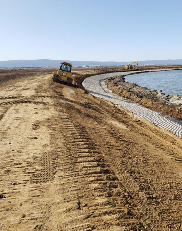 Bay Levee Erosion Control | Flexamat