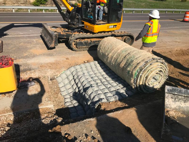 Interstate Median Armoring & Erosion Control | Flexamat